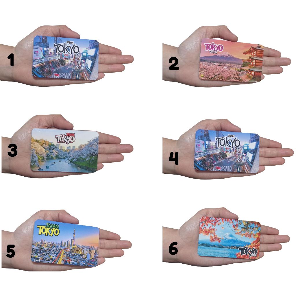 TOKYO JAPAN SOUVENIR RUBBER REF MAGNET | Shopee Philippines