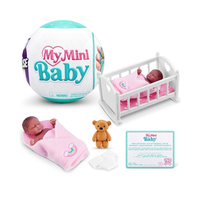 5 Surprise My Mini Baby Series 1 by ZURU, Collectible Mystery Capsule ...