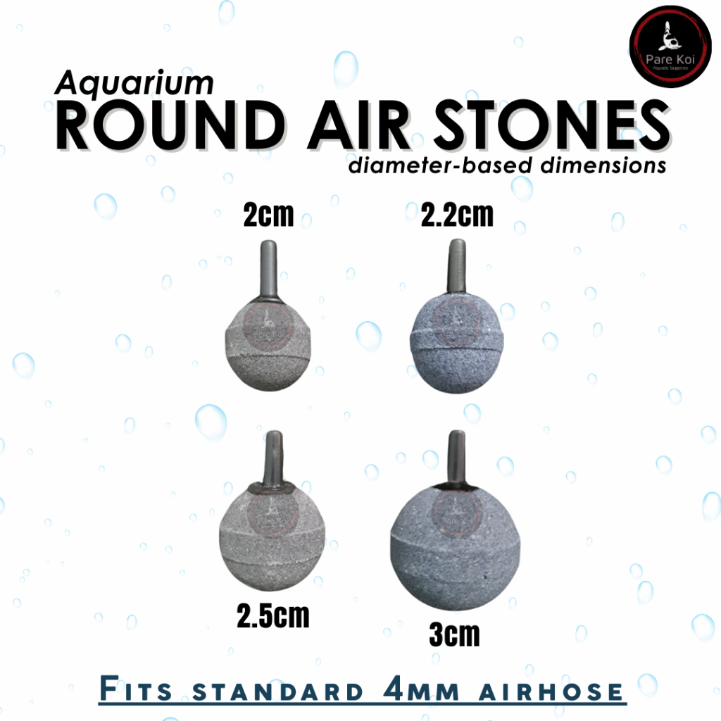 Aquarium Airstone / Air Stone Round 2.5cm | 2cm | Shopee Philippines