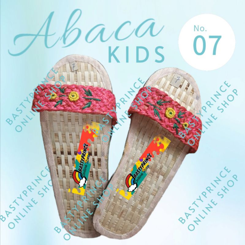 Abaca for kids 07/ Native slippers | Shopee Philippines