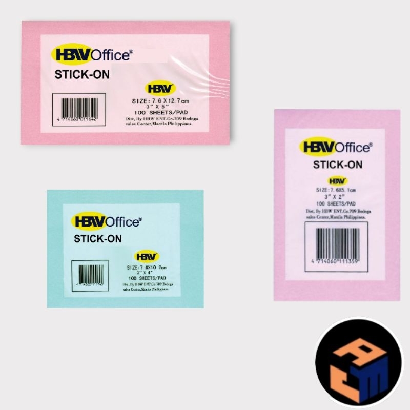 HBW Stick On Memo Pads | Shopee Philippines