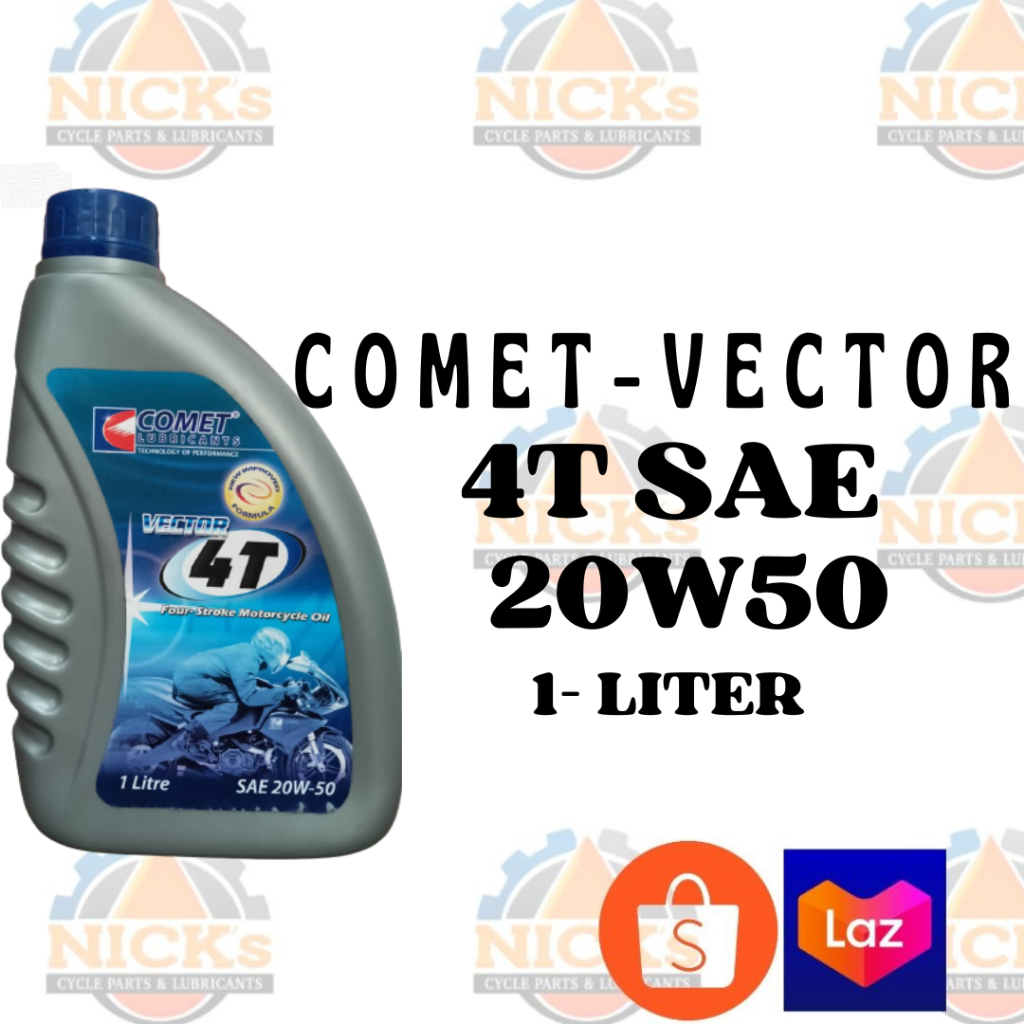 COMET VECTOR- 4T SAE 20W50 | Shopee Philippines