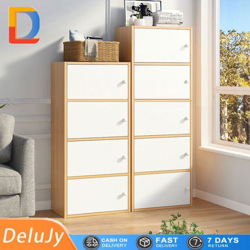 3-Storey Bedside table Locker Bookcase Home Living Room Locker Simple ...