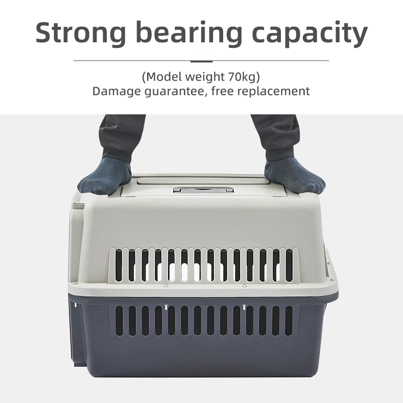 Dog Cage Large pet carrier Travel Cat Crate Dog Carrier Portable Pet ...