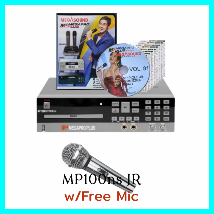 Megapro Plus Karaoke Player MP100NS Piolo Jr W/ FREE MIC | Shopee Philippines