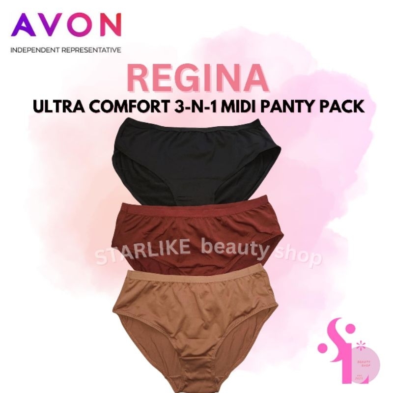 Avon Regina Ultra Comfort lightweight & breathable Panty Pack | Shopee ...