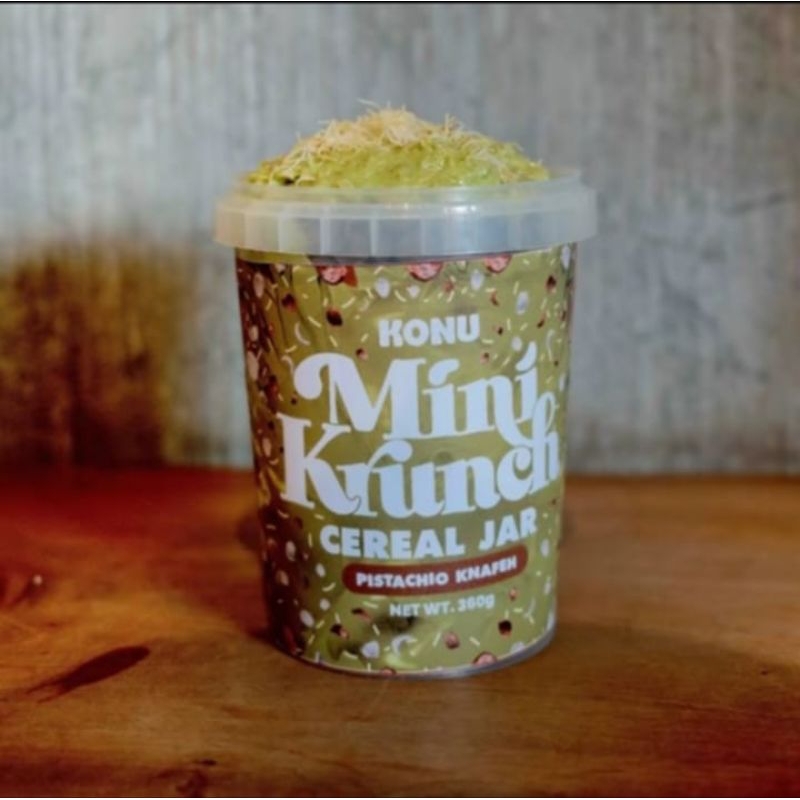 KONU Mini Krunch PREMIUM Pistachio Knafeh Dubai Chocolate Bar Inspired ...