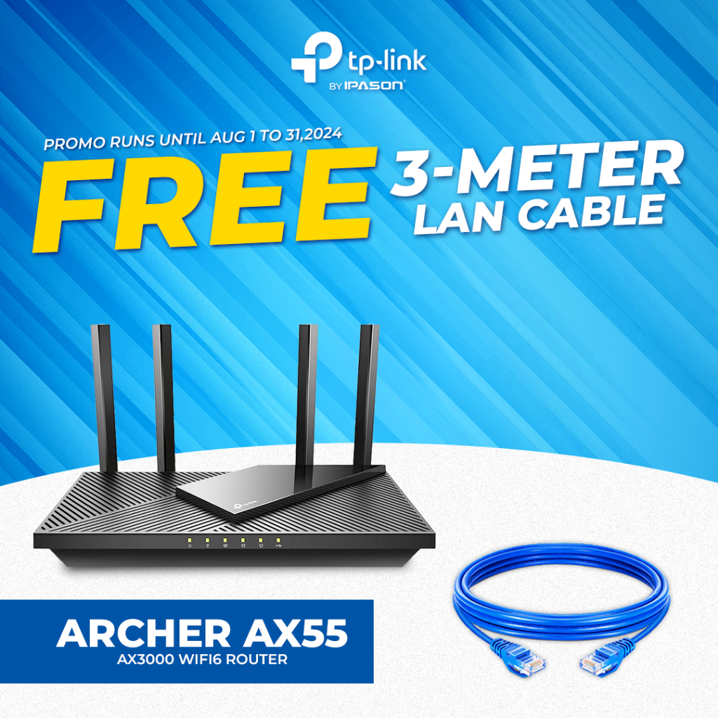 TP-Link Archer AX55 - Ax3000 Dual Band Gigabit Wi-Fi 6 Technology ...