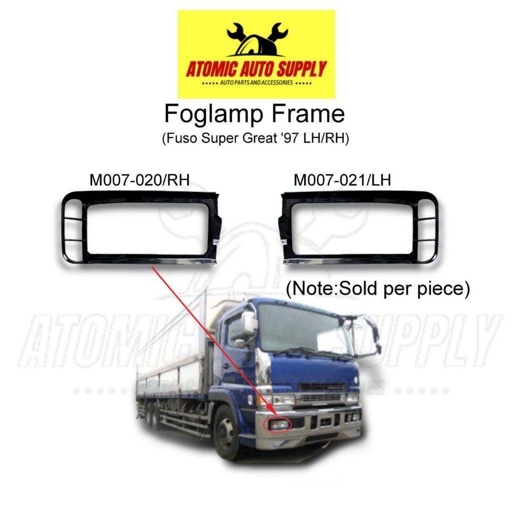 FOGLAMP FRAME FOR MITSUBISHI SUPER GREAT TRUCK '97 MODEL (LH - MO07-021 ...