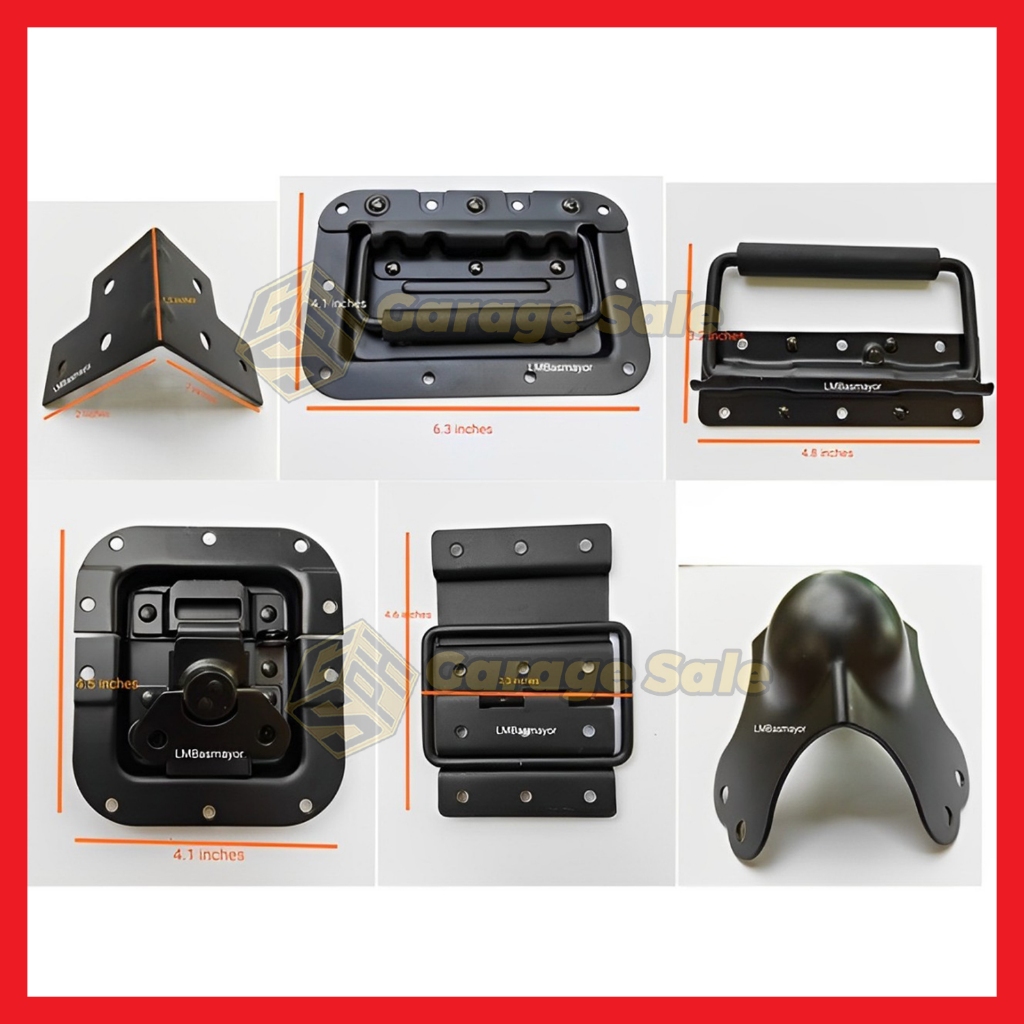 GS Flight Case Accessories – Ball Corner, Handle, Twist Lock & L-Brace ...