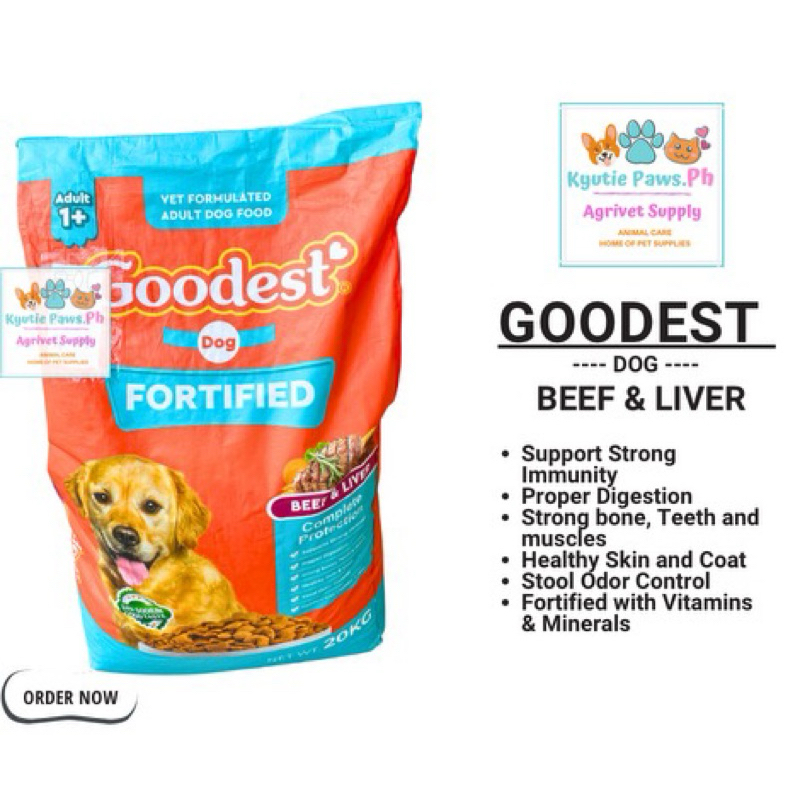 goodest dog dry dog food beef & liver 1kg repacked | Shopee Philippines