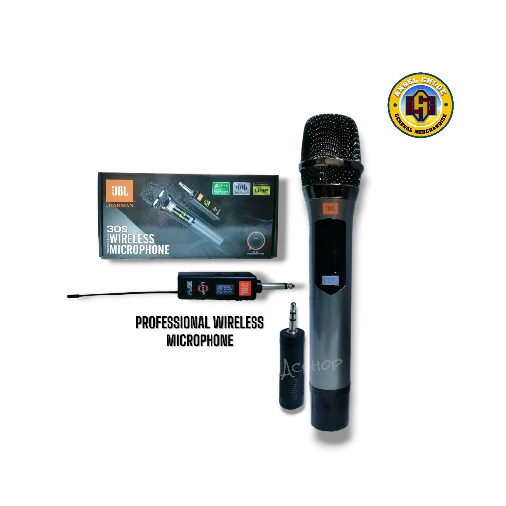 UHF JBL 30S PROFESSIONAL DUAL WIRELESS MICROPHONE AUDIO EQUIPMENT ...