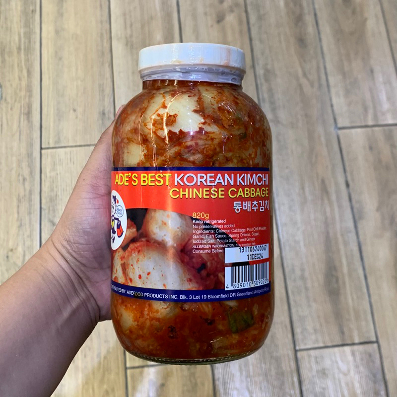 ADE'S BEST KOREAN KIMCHI CHINESE CABBAGE 820g | Shopee Philippines