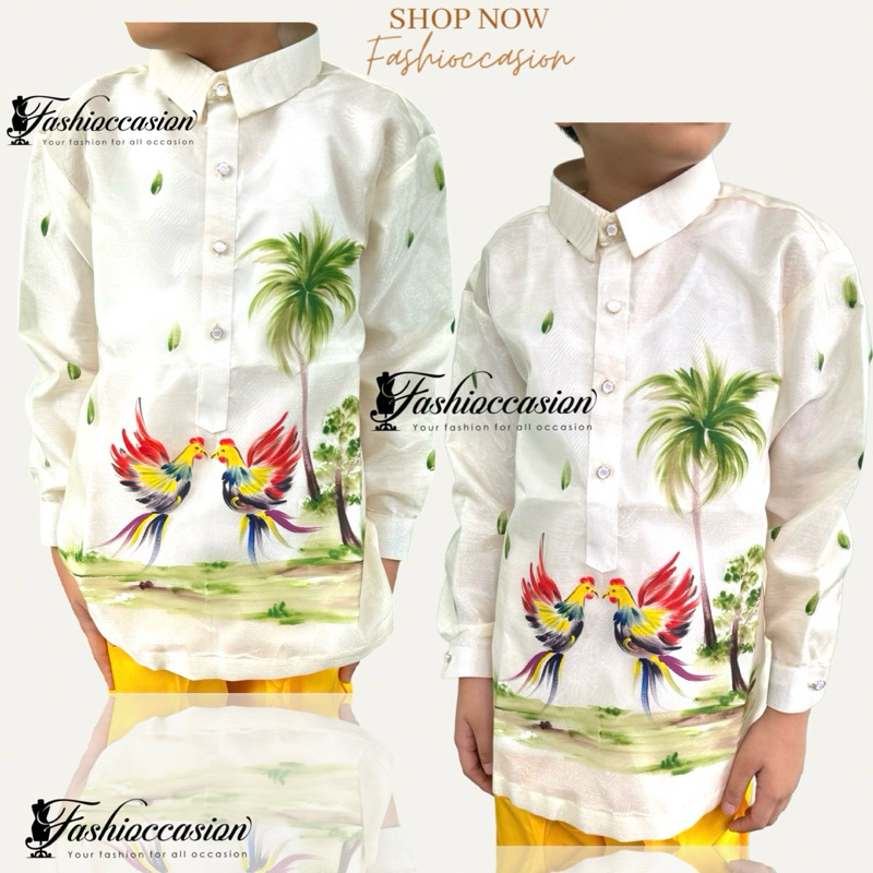 Barong Painting SARI-MANOK -Buwan ng Wika Costume | Shopee Philippines