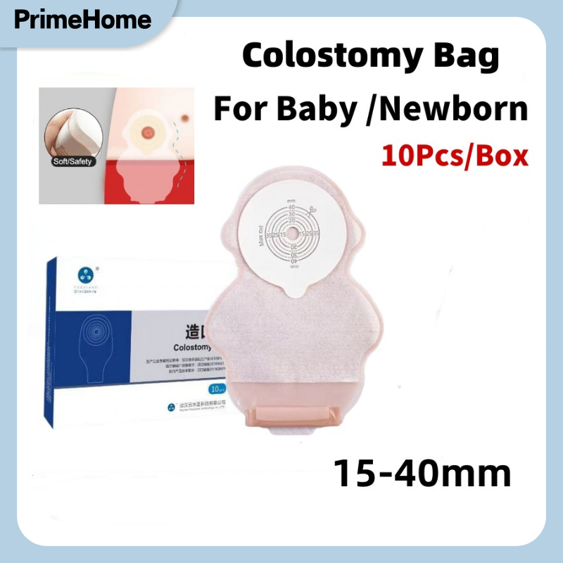 Children Colostomy Bag Ostomy Bag For Kids 15-40mm 10Pcs | Shopee ...