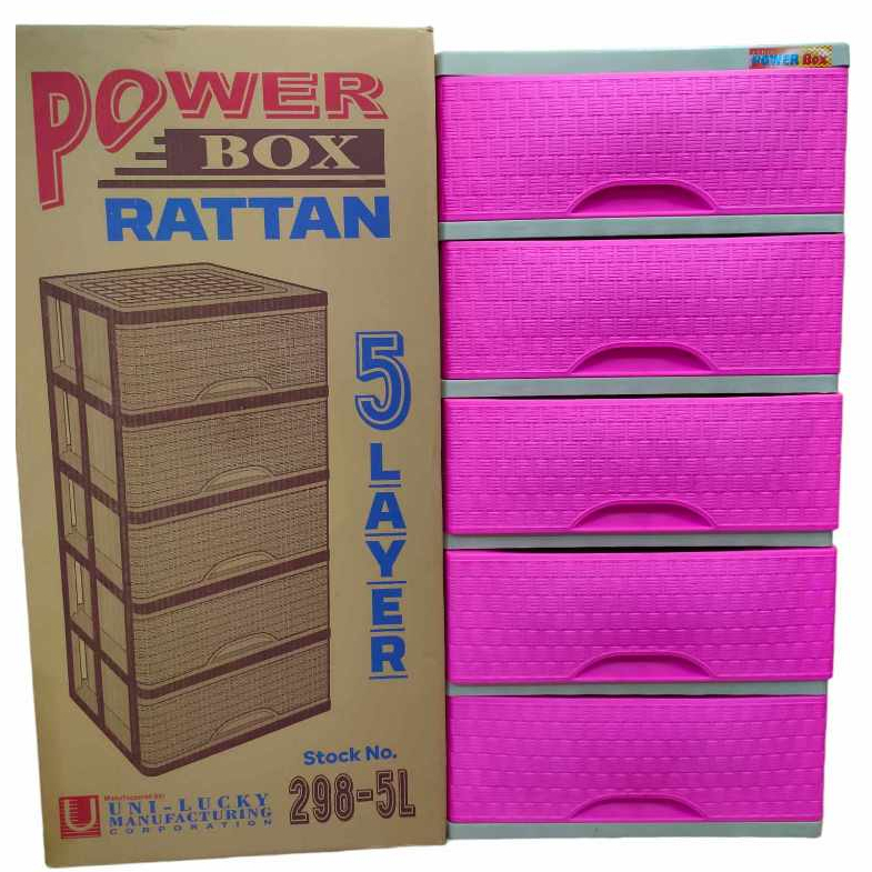 RATTAN DRAWER 6L ,5L, 4L UNI-LUCKY DRAWER POWER BOX N0.298 (RANDOM ...