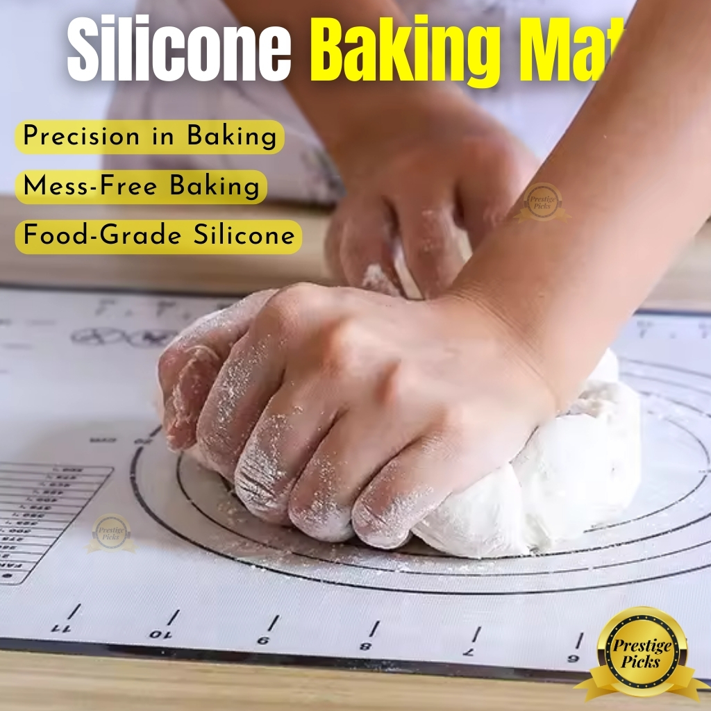 Silicone Baking Mat Scale Rolling Dough Pad Kneading Dough Mat Non ...