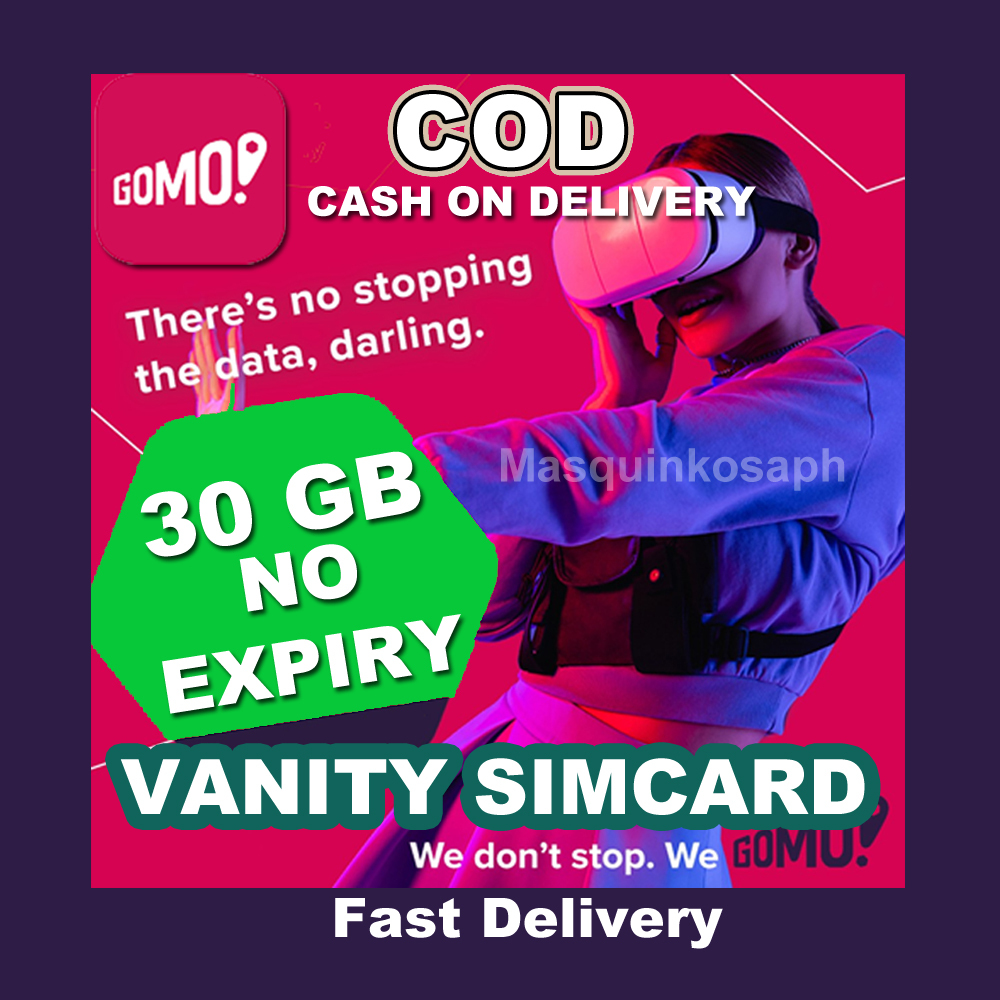 GOMO SIM WITH 30 GB NO EXPIRY DATA VANITY NUMBER EASY TO MEMORIZE ...