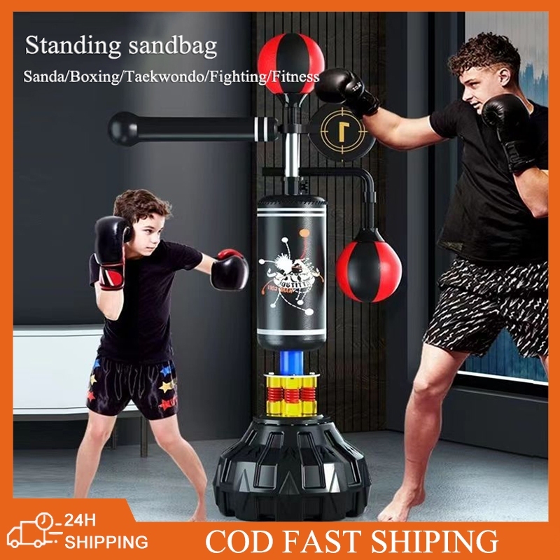 Professional Boxing Bag 5 In 1 Heavy Stand Punching Bag With 360 Reflex ...