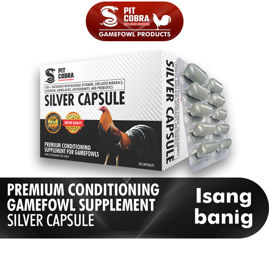 Pit Cobra Silver Capsule 10s - Premium Conditioning Supplement for ...