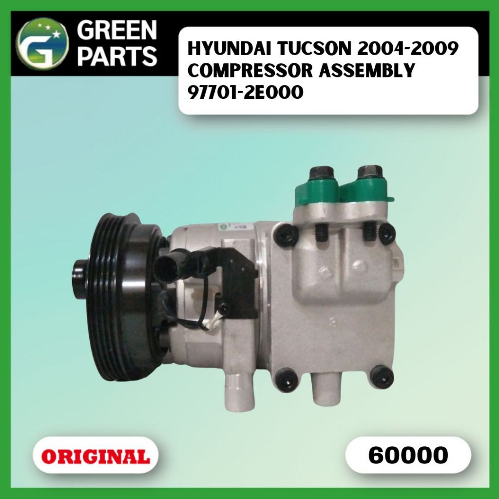 COMPRESSOR ASSEMBLY-AIRCON FOR HYUNDAI TUCSON(ORIGINAL)GASOLINE-BETA ...
