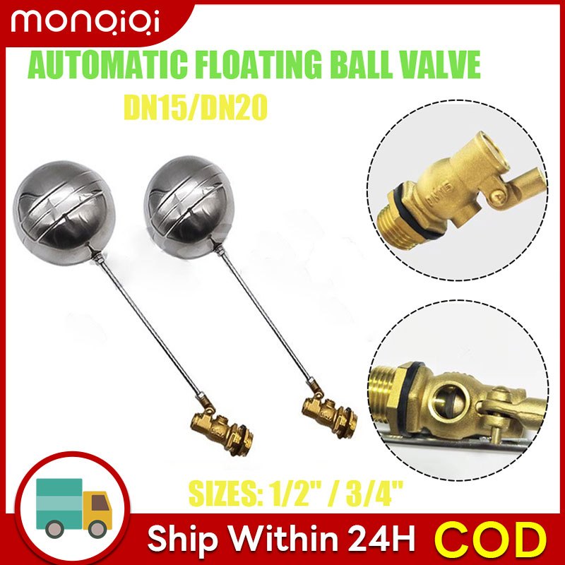DN15/DN20 Automatic Float Ball Valve Stainless Steel Float Valve 1/2 ...