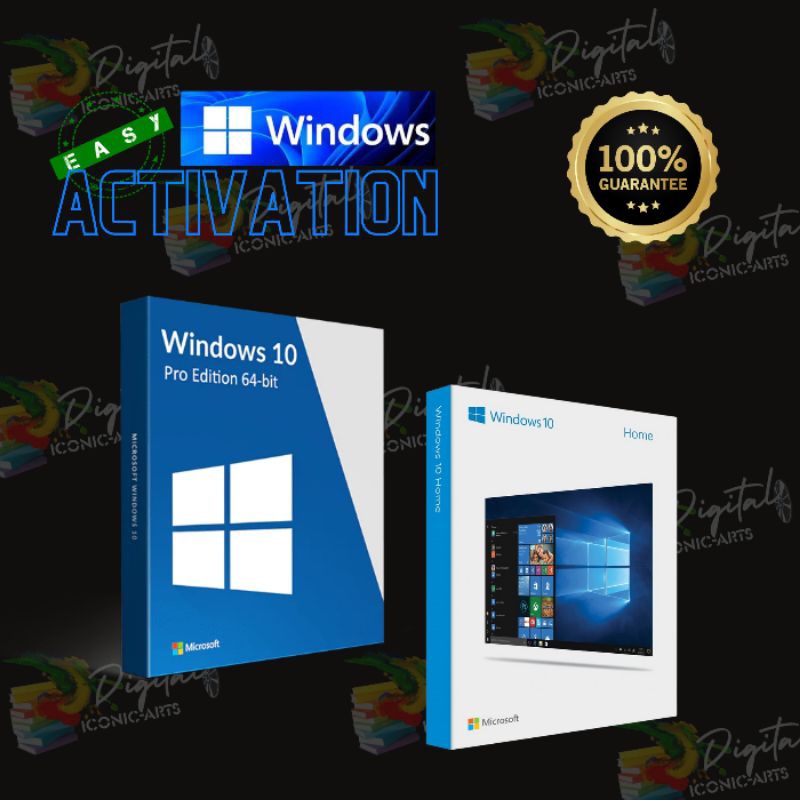 WINDOW 10 HOME/PRO ACTIVATION | EASY ACTIVATION, 100% CLEAN AND SAFE ...