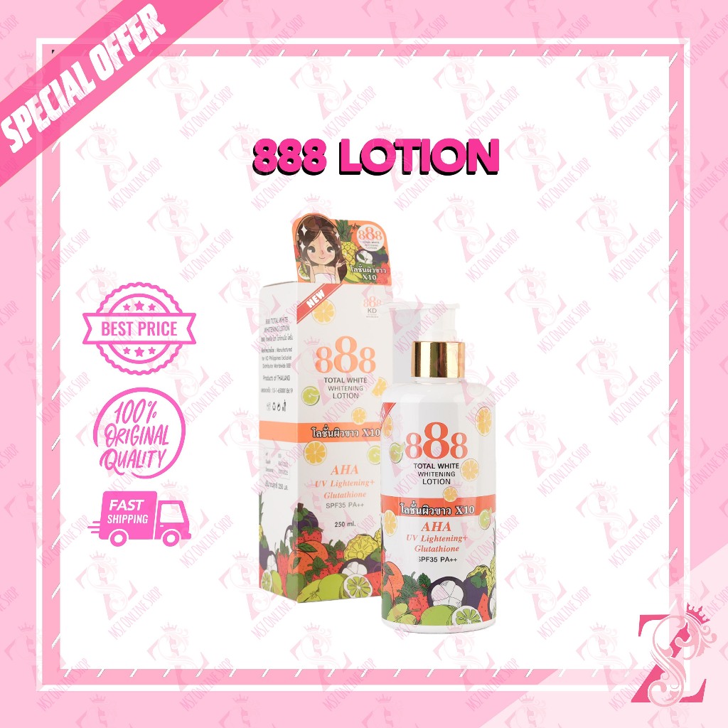 888 thailand lotion 250ml | Shopee Philippines
