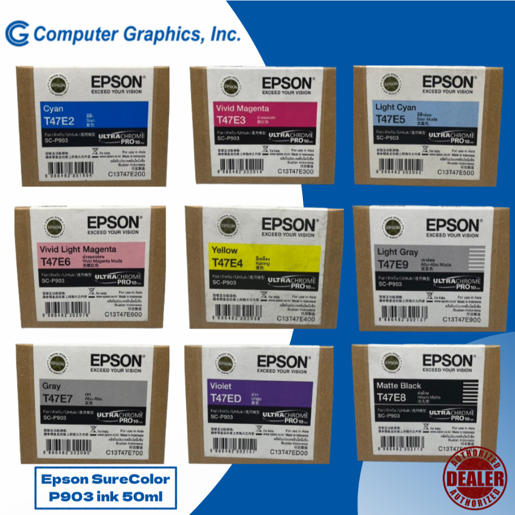 Epson SureColor P903 ink 50ml | Shopee Philippines