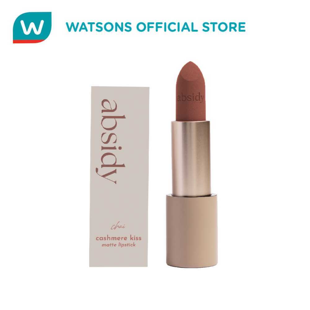 ABSIDY Cashmere Kiss Matte Lipstick "Chai" 3.2 g | Shopee Philippines
