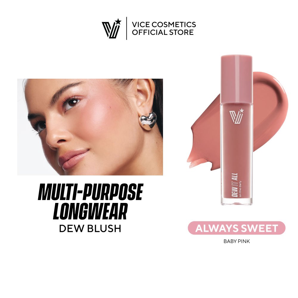 VICE CO. Dew It All Liquid Blush - Long-wearing, Multi Use, Cream Blush ...