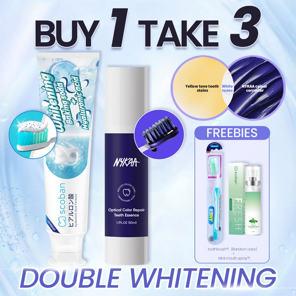 【Upgrade】scoban teeth Whitening toothpaste Peppermint Food Graded ...