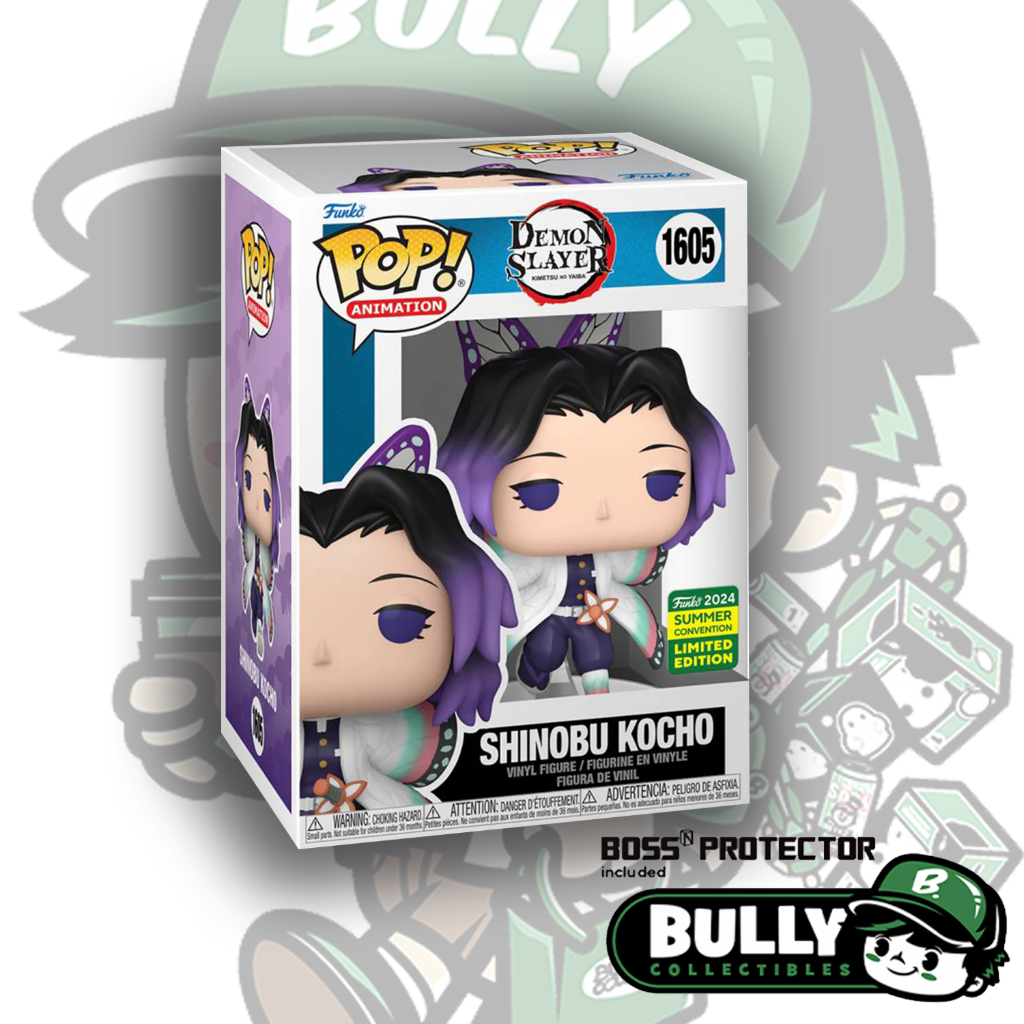 Funko POP! Animation: Demon Slayer - Shinobu Kocho (SCE) 1605 With Boss ...