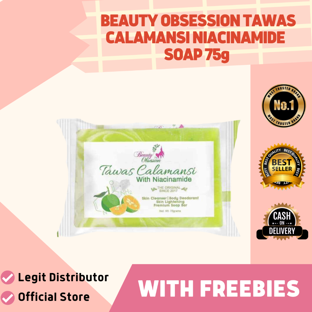 BEAUTY OBSESSION TAWAS CALAMANSI NIACINAMIDE SOAP 75g | Shopee Philippines
