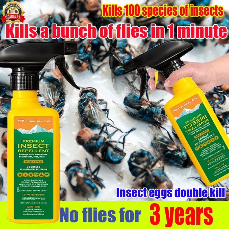 Fly spray 600ml Fly Killer Spray insect killer mosquito cockroach ...
