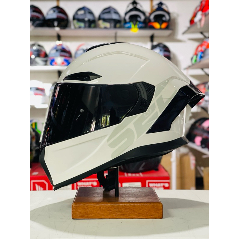 SEC ACE Plain Full-face Dual Visor Helmet with Spare Visor | Shopee ...
