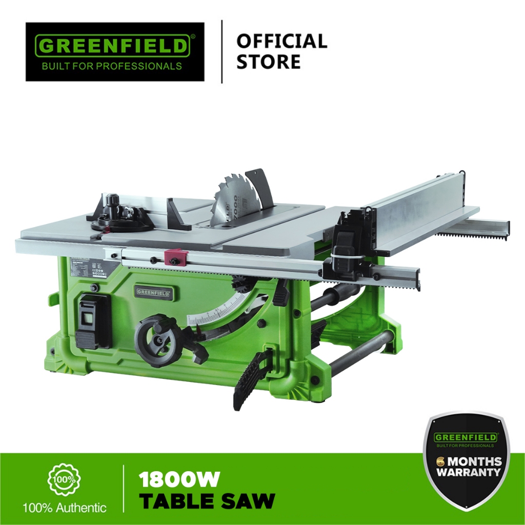 Greenfield Table Saw 1800W - Power Tools | Shopee Philippines