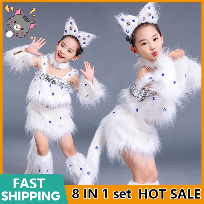 Children's Cat Kitten Animal Performance Costume Learn Cat Calling ...