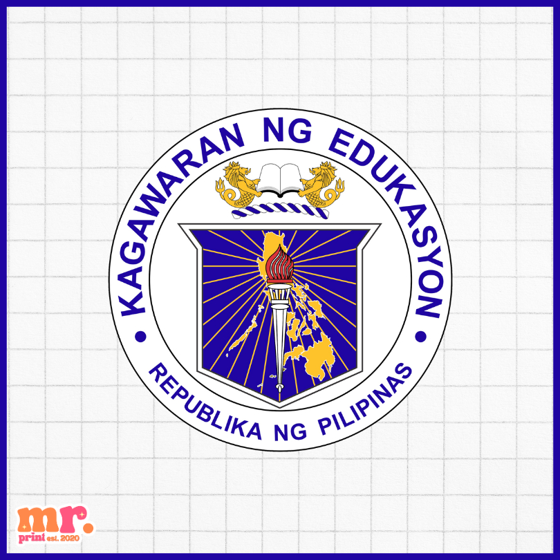 DEPED LOGO STICKERS | KAGAWARAN NG EDUKASYON | WATERPROOF STICKERS FOR ...