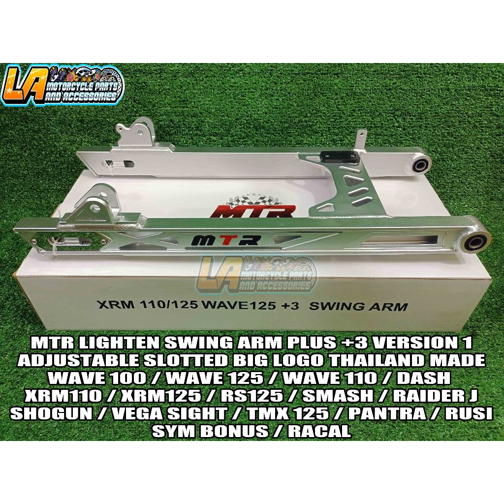 MTR LIGHTEN SWING ARM PROTOTYPE WAVE/XRM/RS125/SMASH/RAIDER J/SHOGUN ...