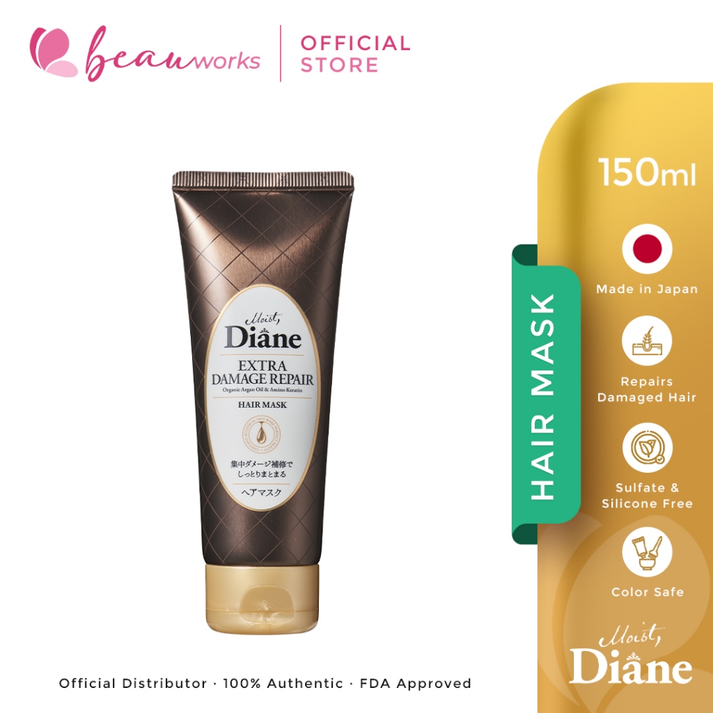 Moist Diane Extra Damage Repair Hair Mask (150G, 300G) | Shopee Philippines