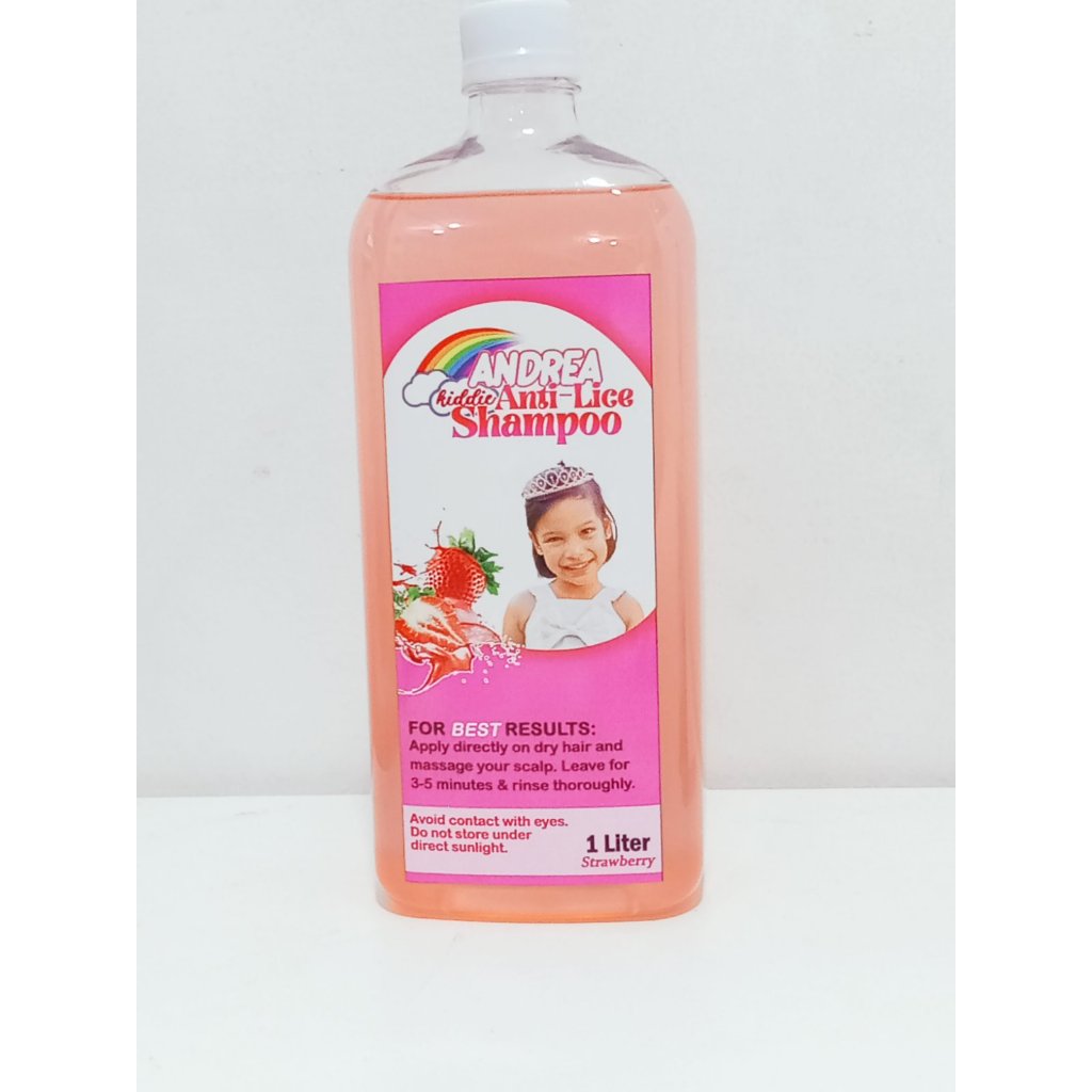 Andrea Kiddie Anti-Lice Shampoo // pamatay kuto 1Liter | Shopee Philippines