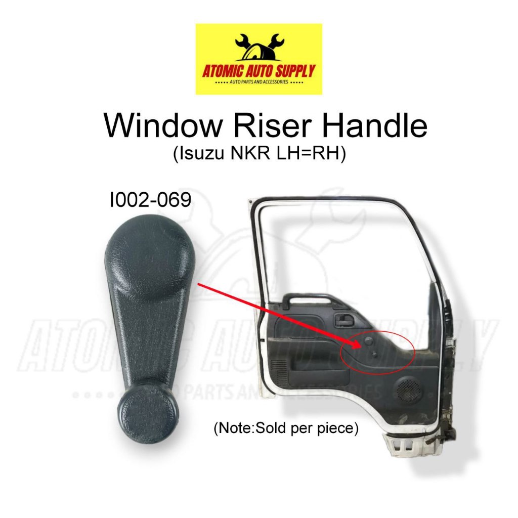 WINDOW RISER HANDLE (PANG BUKAS NG BINTANA) FOR ISUZU NKR TRUCK (I002 ...