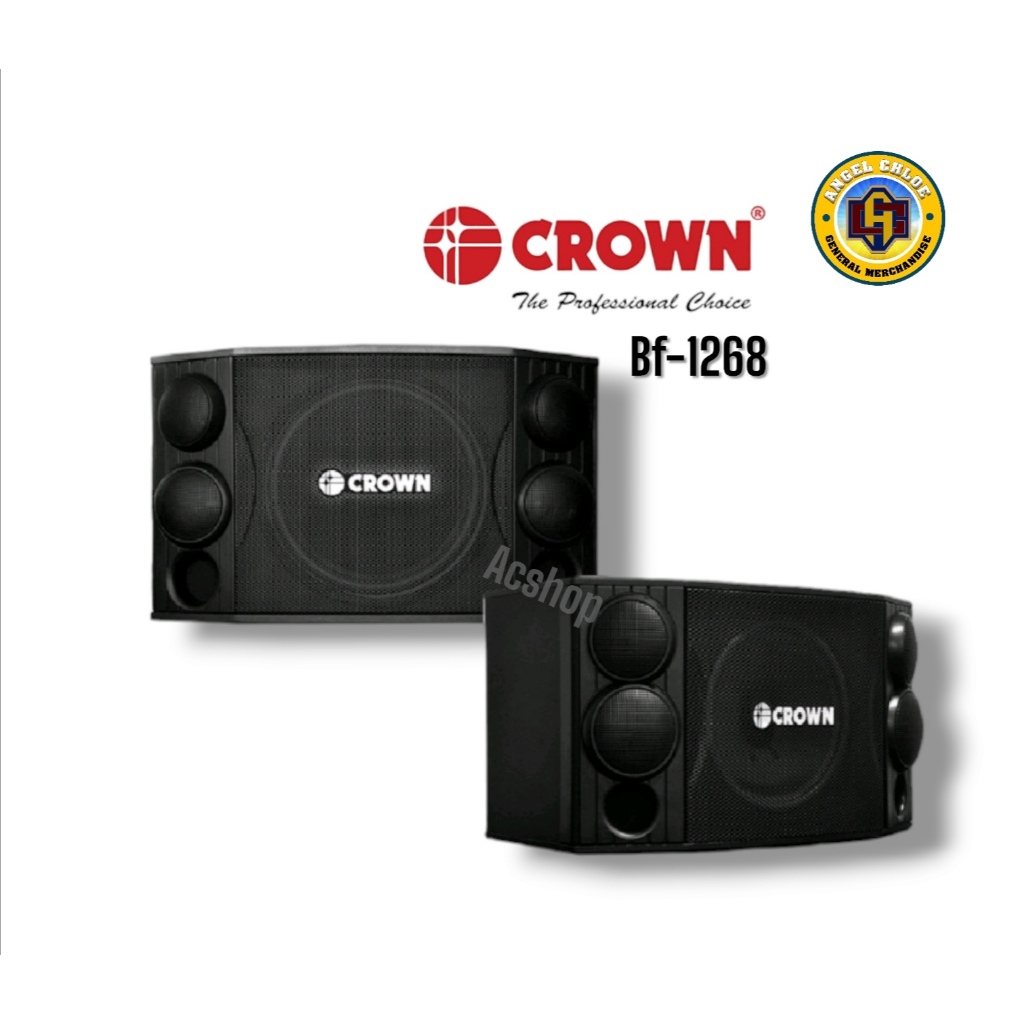 Crown BF 1268 Speaker / karaoke speaker / 3 Way Speaker/ 700Watts ...