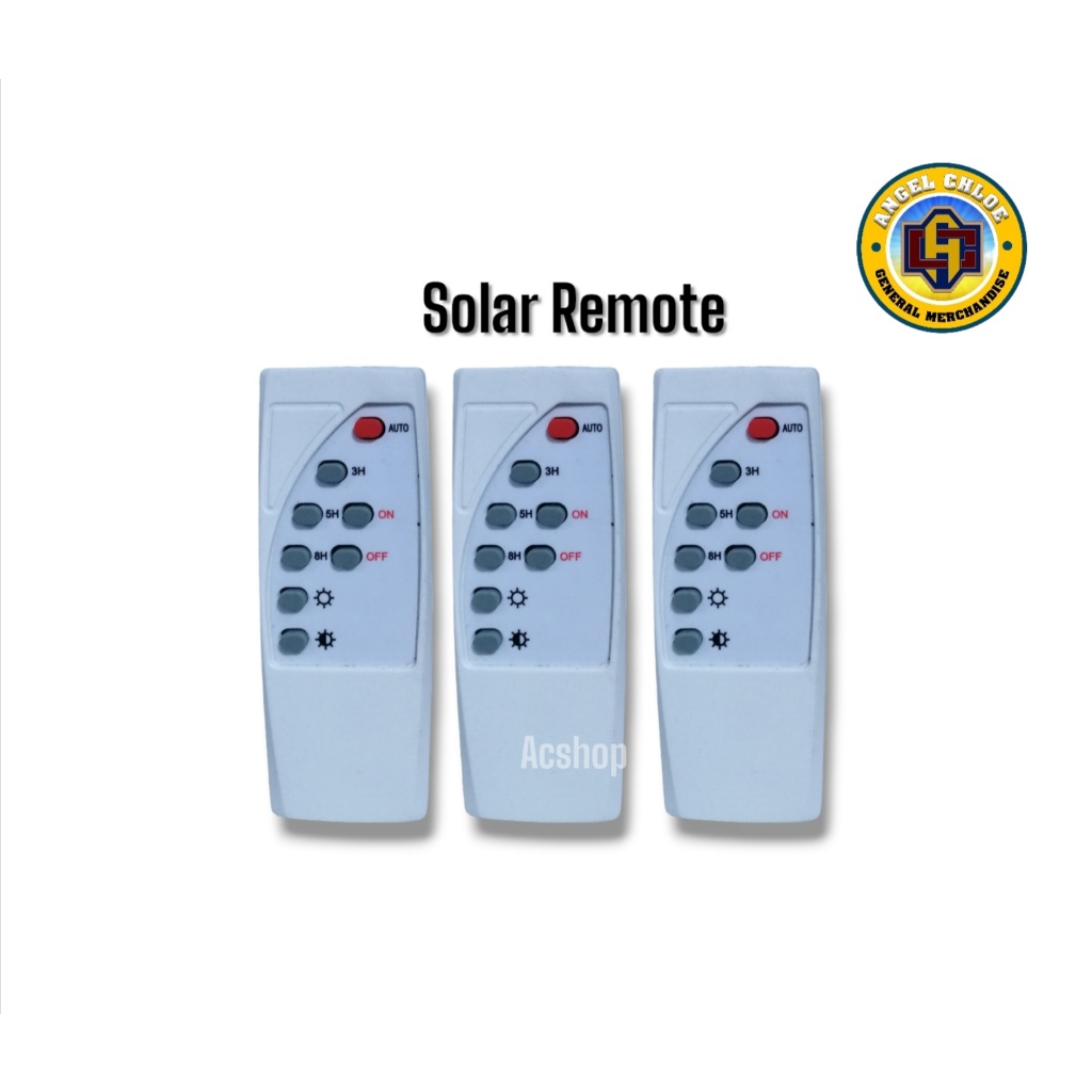 Remote control for solar flood light and street lights easy to use ...
