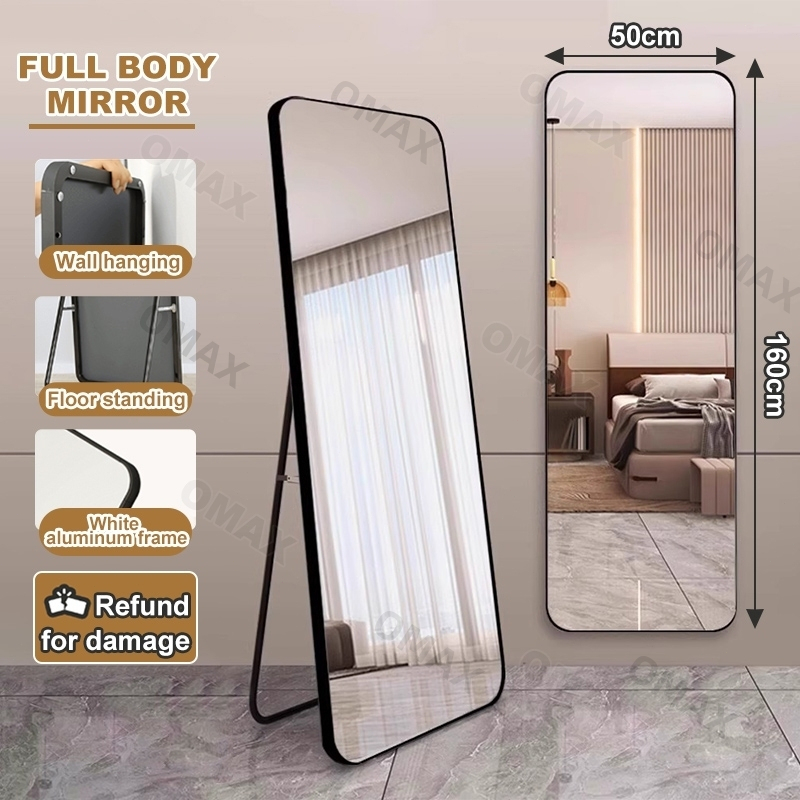 Full body mirror Mirror with stand Wall mirror Mirror wall whole body ...