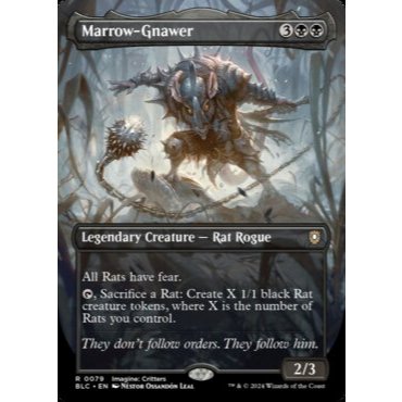 Marrow-Gnawer (Borderless) - Commander: Bloomburrow (BLC) TDB | Shopee ...