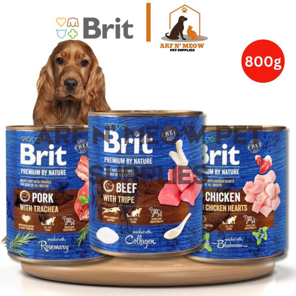 All Stages Adult Puppy 800g Brit Premium Dog Food Can Dogs Snack Wet ...