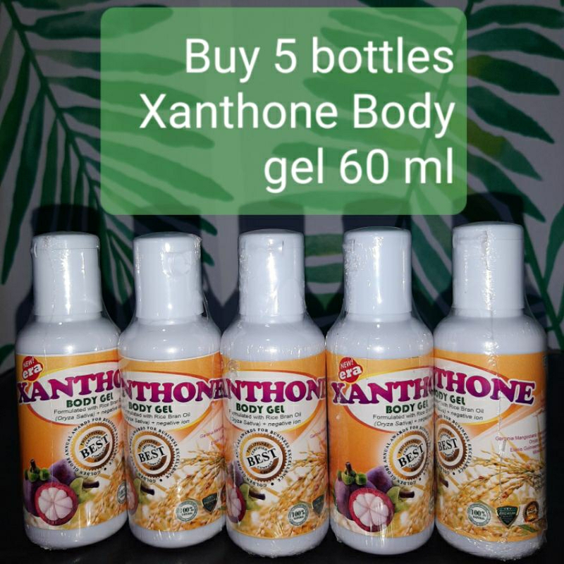 Buy 5 bottles Xanthone Body gel liniment 60 ml | Shopee Philippines