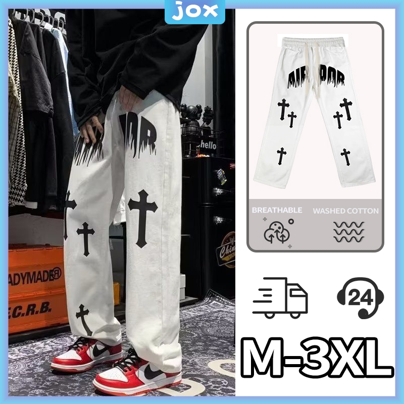 Pants For Men Aesthetic Pants Cross Pants y2k Pants Unisex Drawstring ...